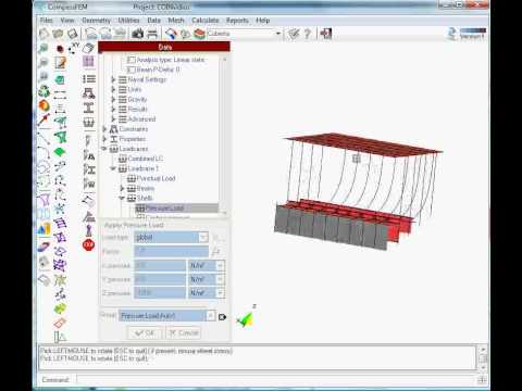 Assigning pressure loads over geometry - Consultoría para el diseño en ingeniería